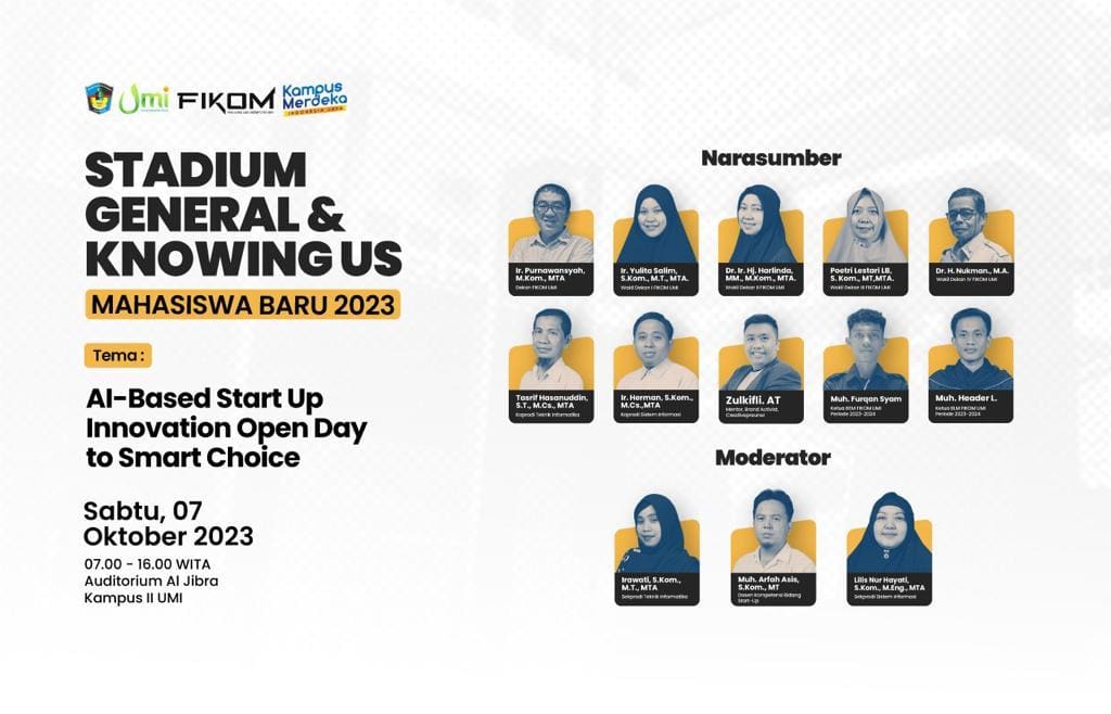 STADIUM GENERAL AND KNOWING US - Fakultas Ilmu Komputer