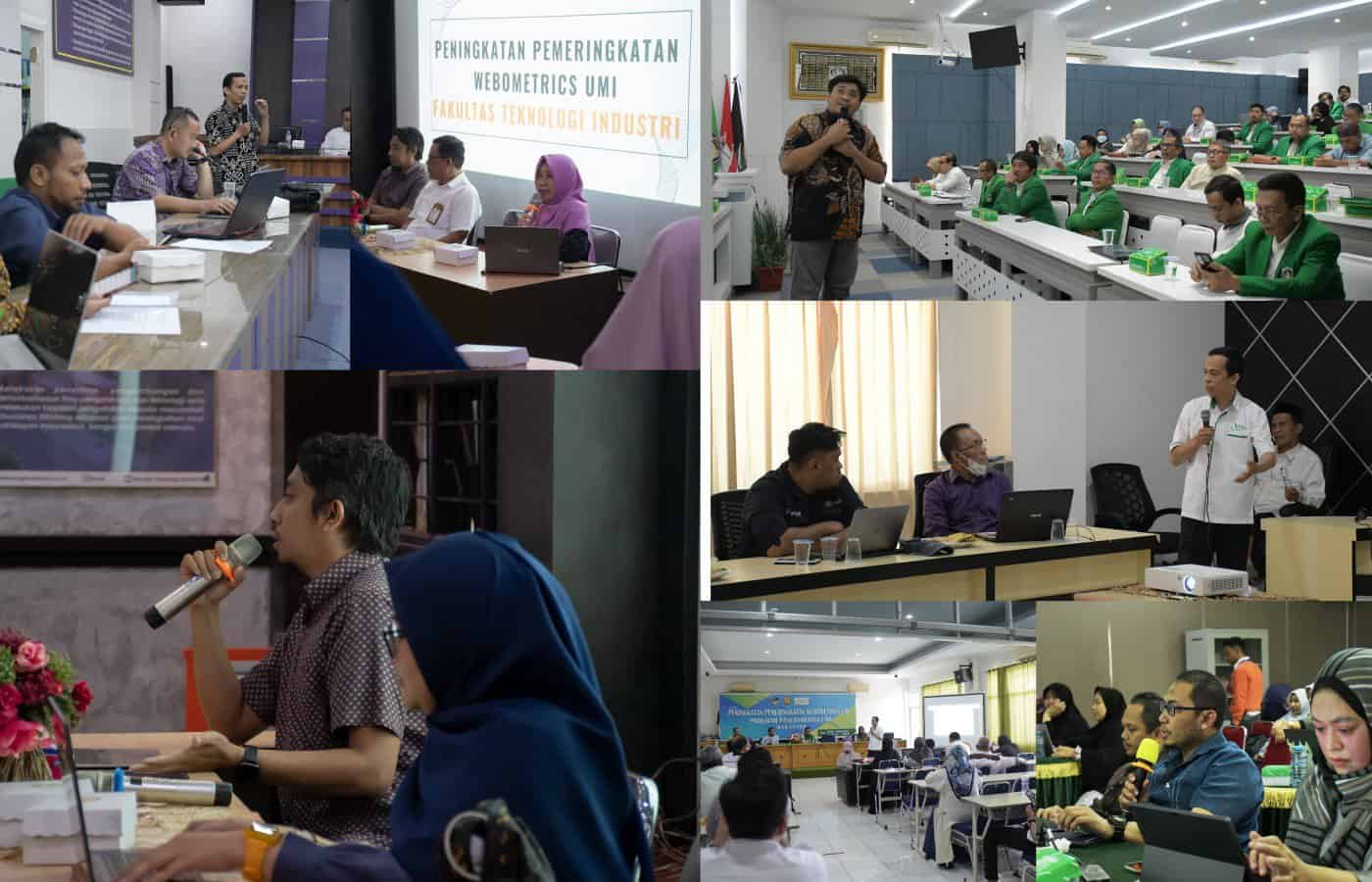 Peningkatan pemeringkatan webometric UMI - Fakultas Ilmu Komputer